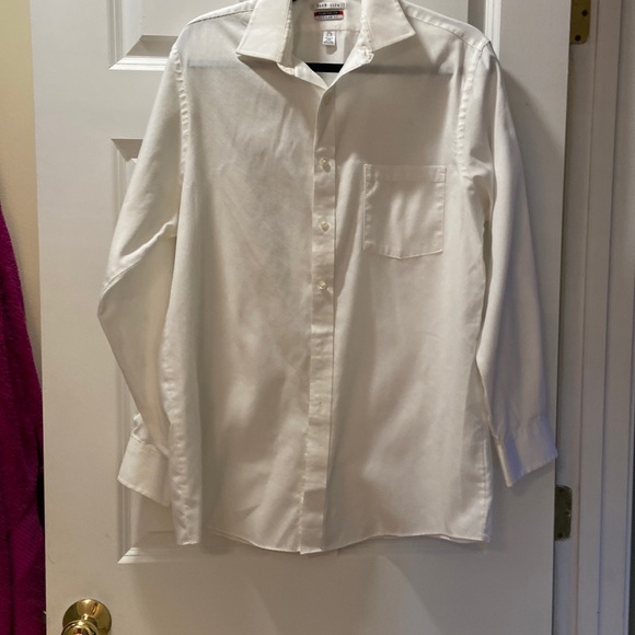 Van Heusen | Shirts | Van Husen Regular Fit White Stripes On White Size ...